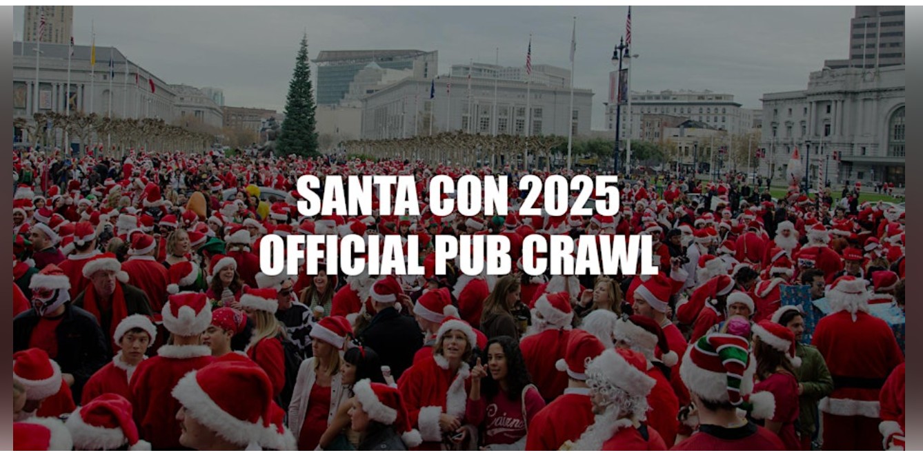 Official Santa Con San Francisco Pub Crawl 2025 | San Francisco on the Bay
