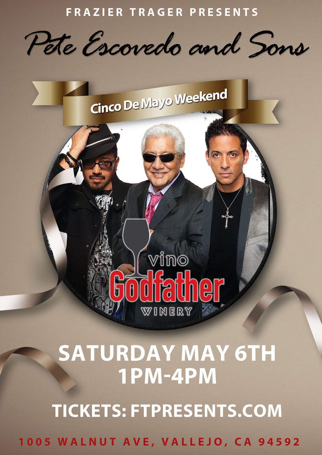Pete Escovedo and Sons Retirement Tour – Vino Godfather – Vallejo | San ...